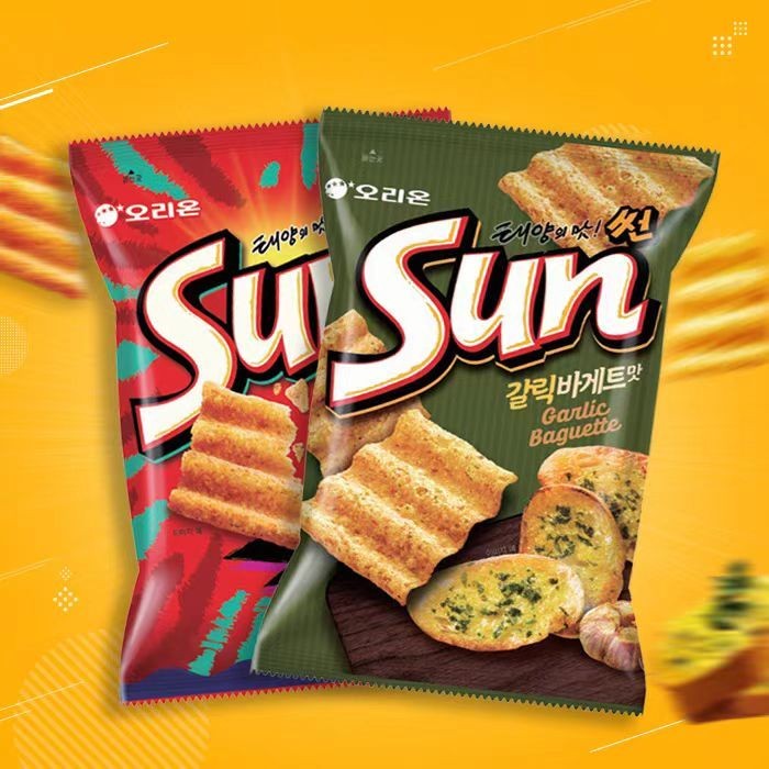 Korea Imported Snacks Orion Sun Sun Corn Chips Crispy Potato Chips 0g ...