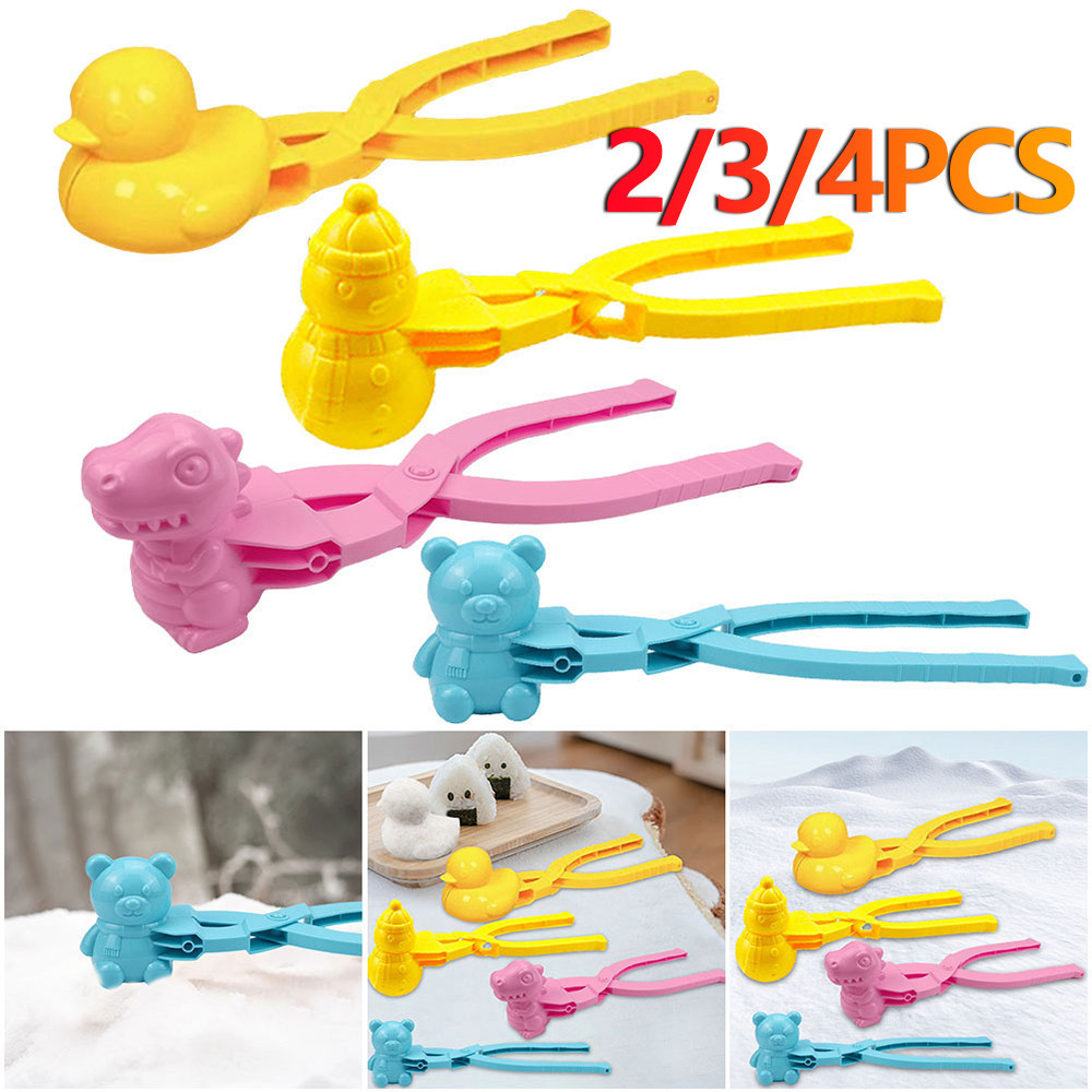 2/3/4pcs Duck Rice Mold DIY Sushi Mold Onigiri Mold Snowball Maker with ...