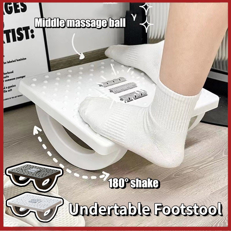 Under Desk Footrest Foot Stool Rocking Foot Rest for Under Desk with ...
