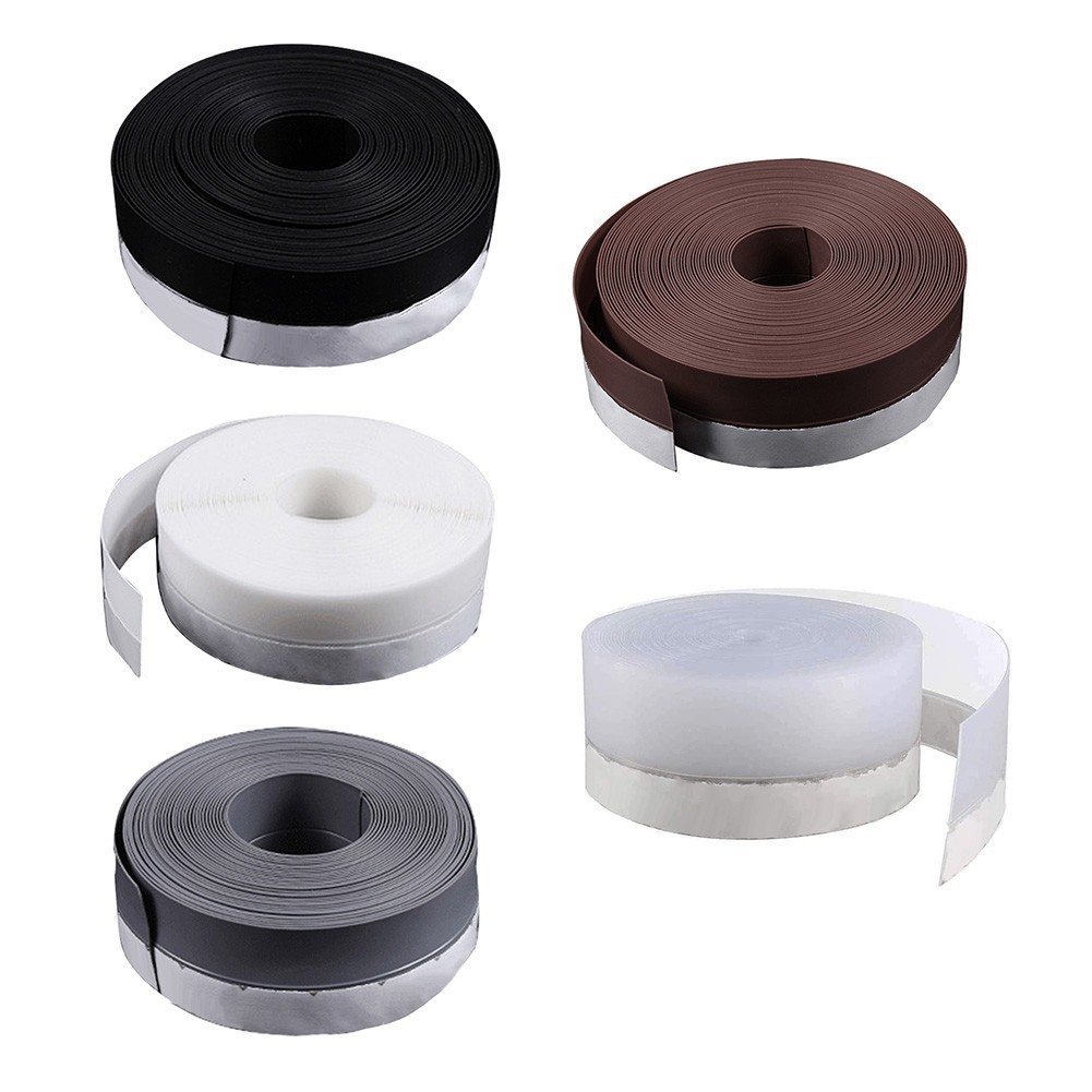 (DEAL) 5M Silicone Seal Strip Door Gap Weather Stripping Sticker Self ...