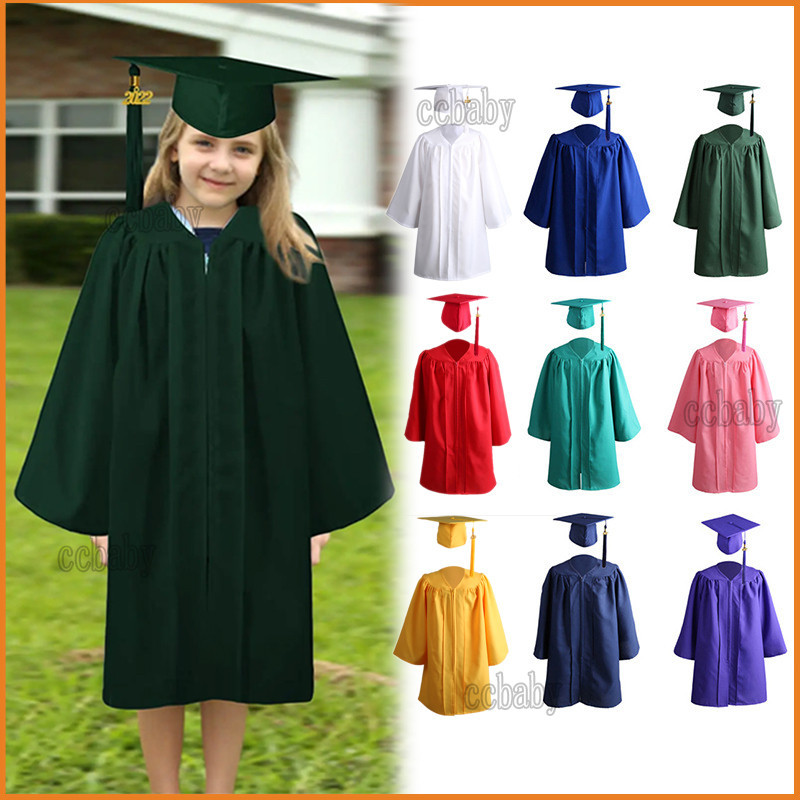 91-138cm Kids Primary School Graduation Costume Kindergarten Bachelor ...
