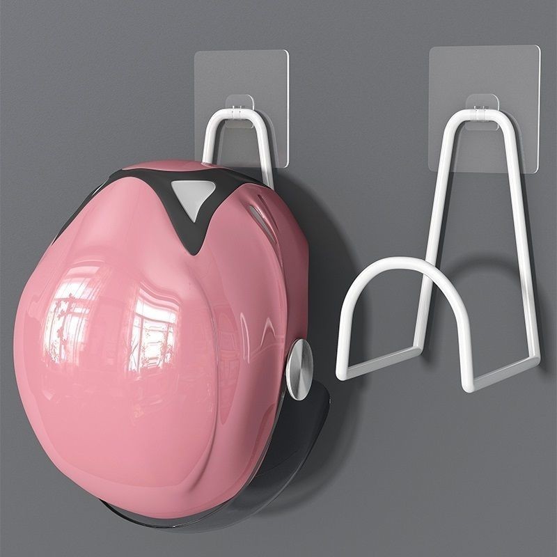 Electric Bicycle Helmet Rack Wall Hanging Helmet No Punching Hang Hat ...