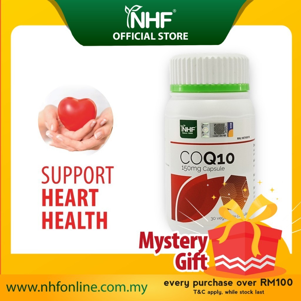 NHF Coenzyme Q10 (150mg x 30 Capsules) [Exp: 4/2026] | Shopee Singapore