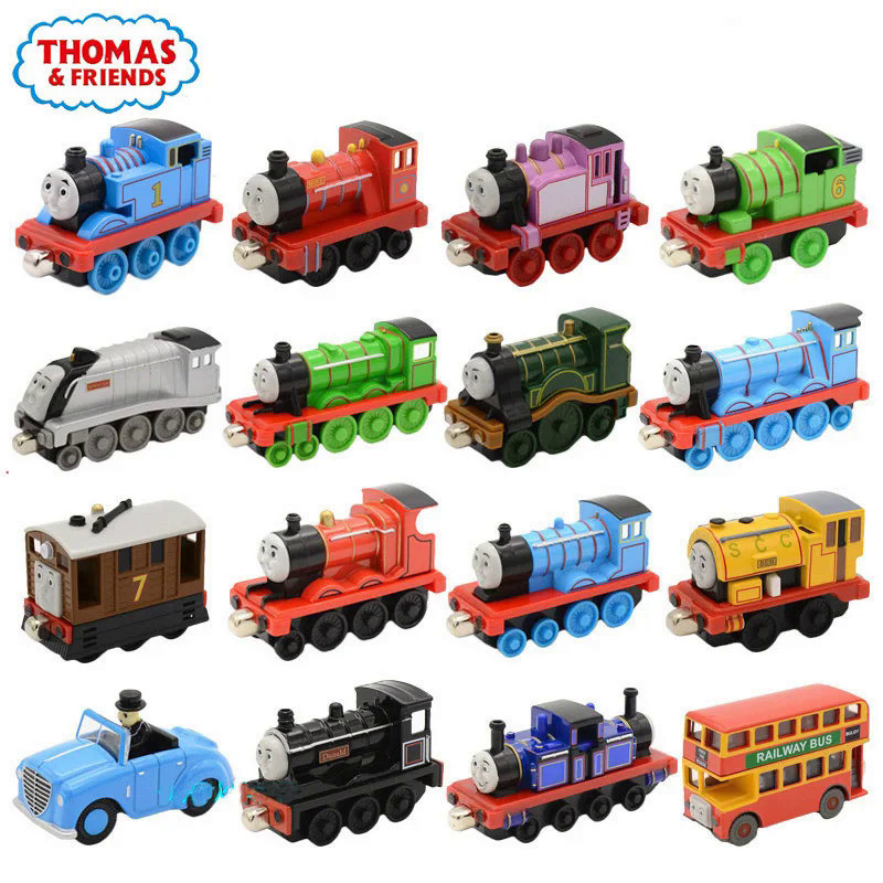 Thomas Friends kids basic magnetic toy train, Emily Emily toy train, Donala, Simpson, die-cast ...