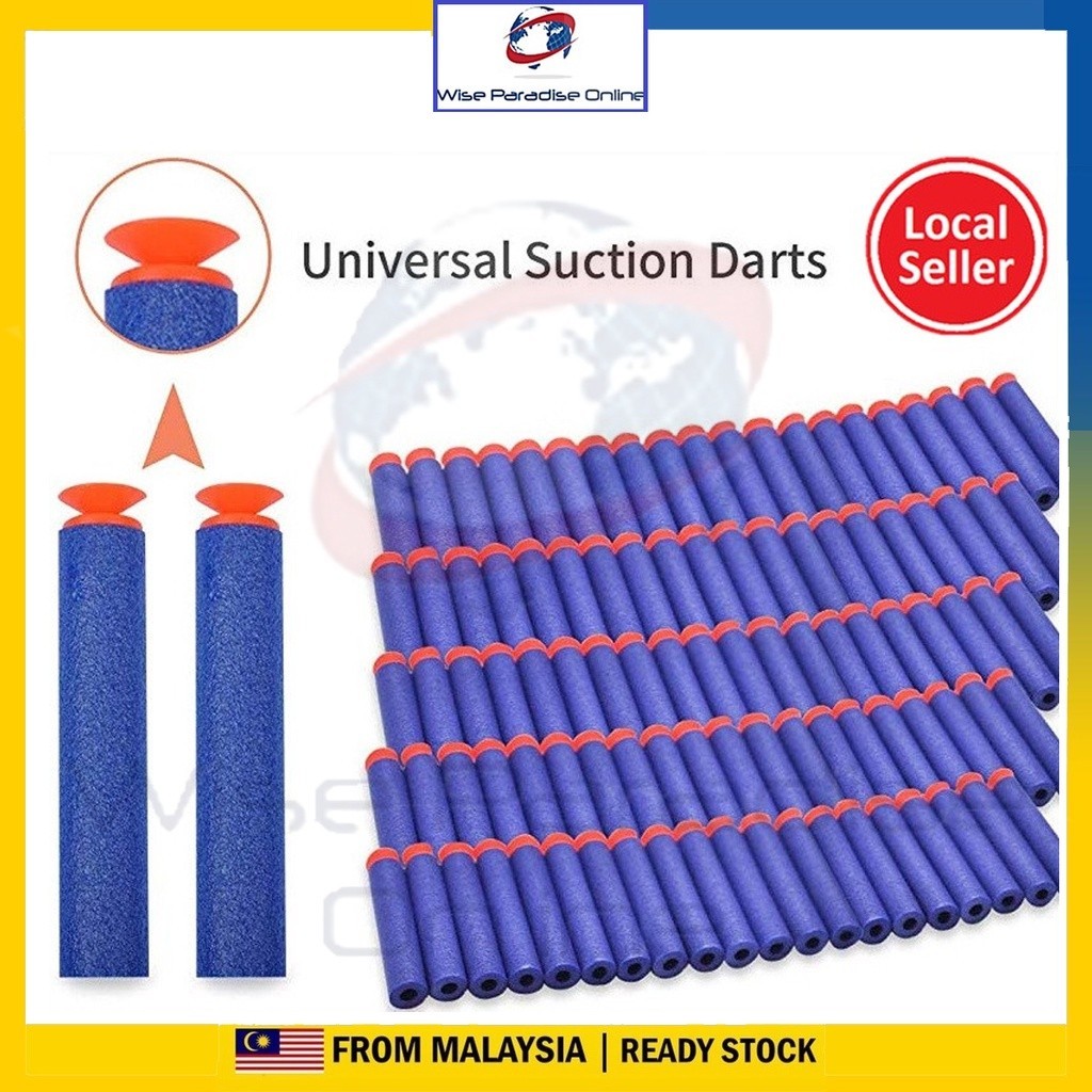 Refill Darts 100PCS Bullets Ammo Pack Flat Soft Head | Shopee Singapore