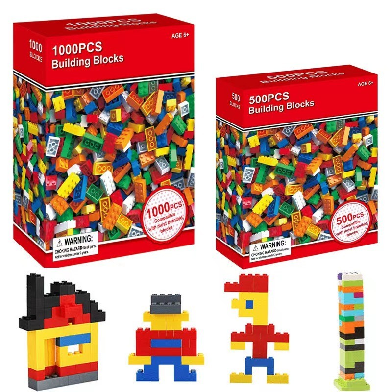 【SG Stock】 1000pcs Block Toys Set Bricks for Creative Building | Shopee ...