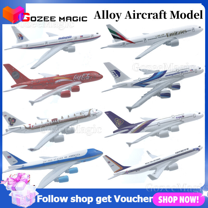 Singapore 16cm Alloy Airplane Model 1:400 380/737/747/777 Diecast Metal ...