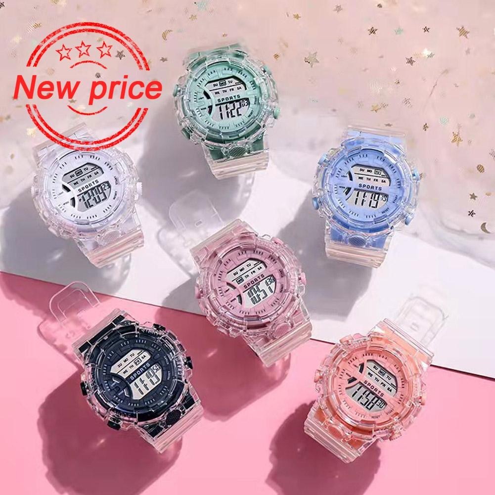Transparent Electronic Watch Male And Female Primary And Outdoor ...