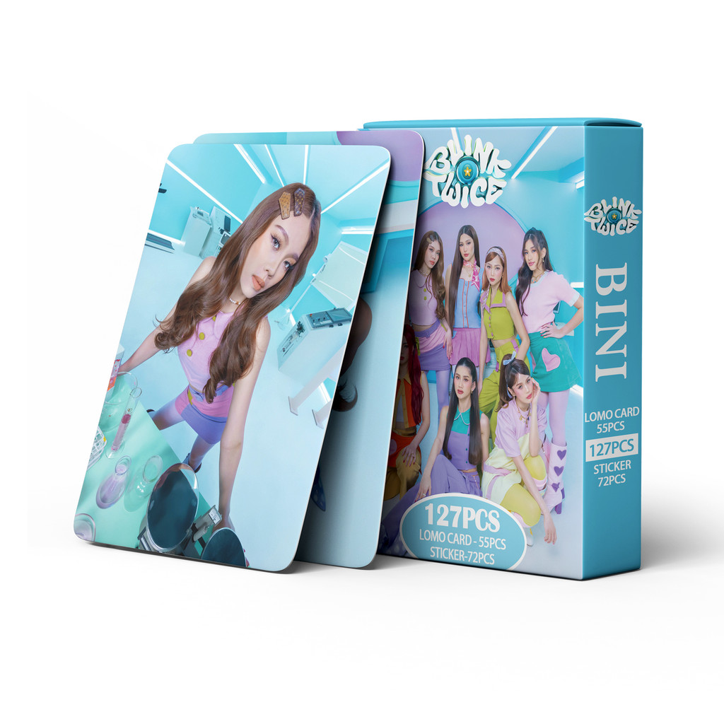 30-55pcs BINI Blink Twice Photocard Grand biniverse concert Jollibee ...