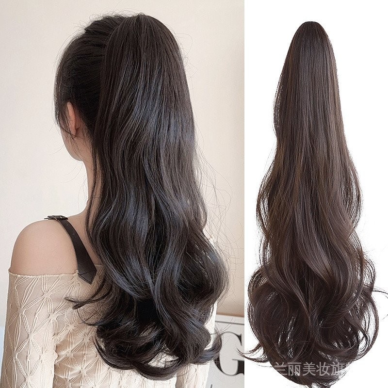 Ponytail Wig for Women Claw Clip Fake Hair Braid Synthetic Hair High ...