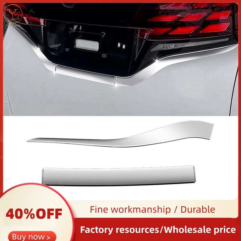 For Alphard Vellfire 40 Series 2023 2024 Car Rear License Plate Strip ...