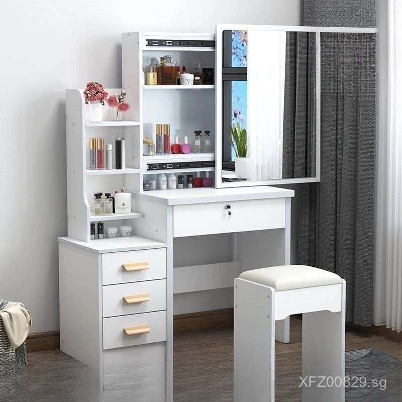 Mini#Small Apartment Multi-Functional Dressing Table Economical Bedroom ...