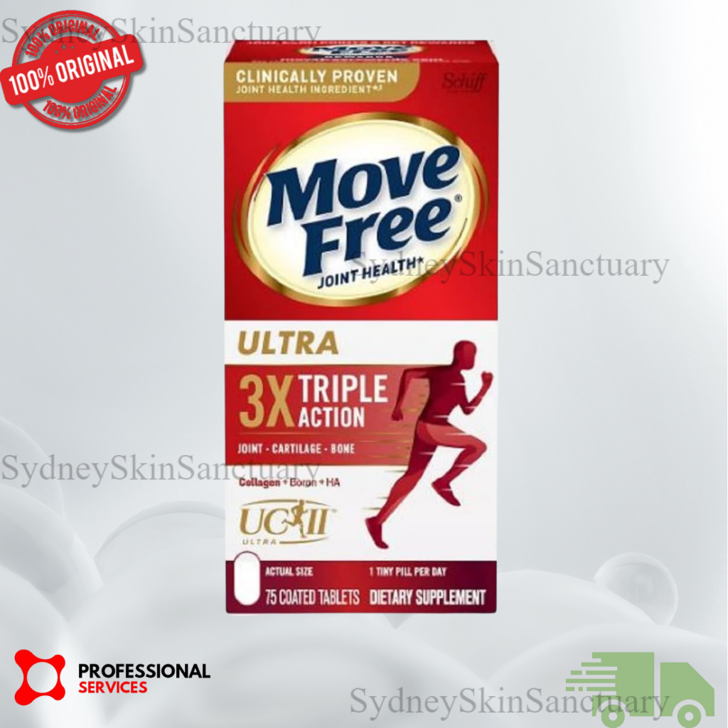 Move Free Ultra Triple Action Joint Supplement, 75 Tablets (Import from ...