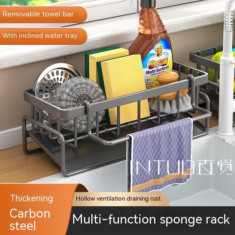 【SG Ready Stock】 Sink Sponge Holder Kitchen Sponge Holder for Sink ...