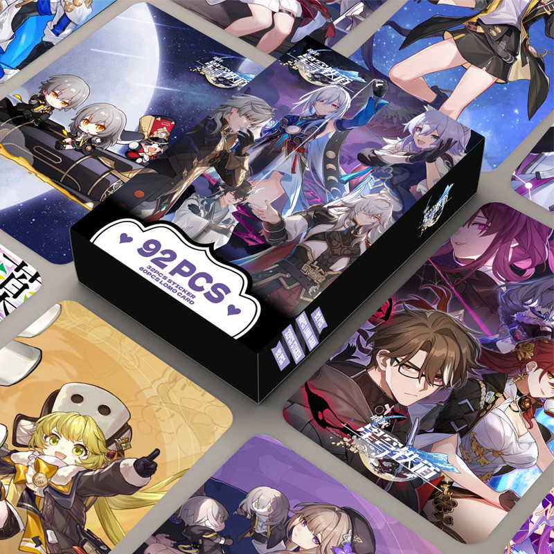 Honkai: Star Rail Photocard Lomo Card Double-sided Postcard Sticker ...