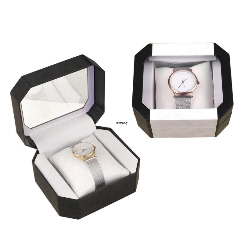 Watch Box Elegant Watch Organizers Plastic Material Clear Watch Case ...