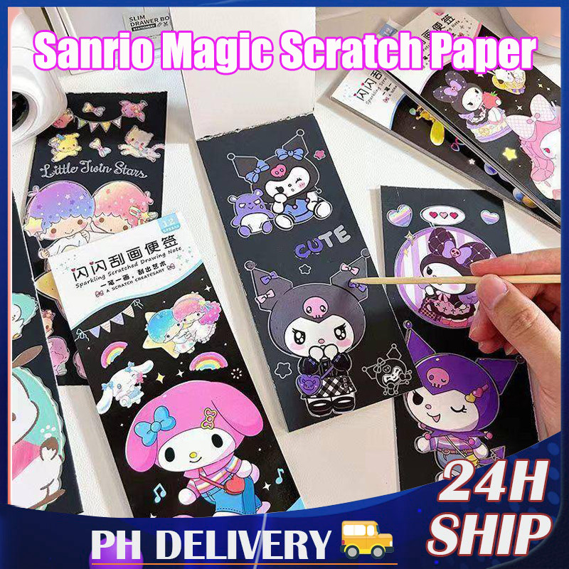 Sanrio Magic Doodle Kuramei Melody Colourful Doodle Magic Doodle Paper ...