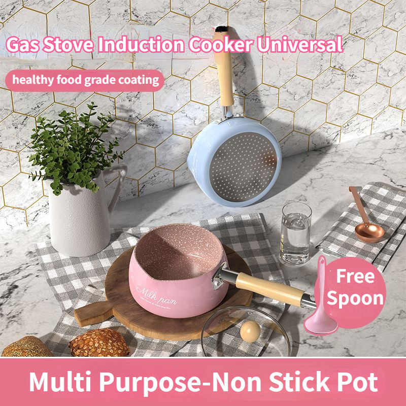 Household Small Milk Pot Baby Complementary Food Pot Hot Milk Non Stick ...