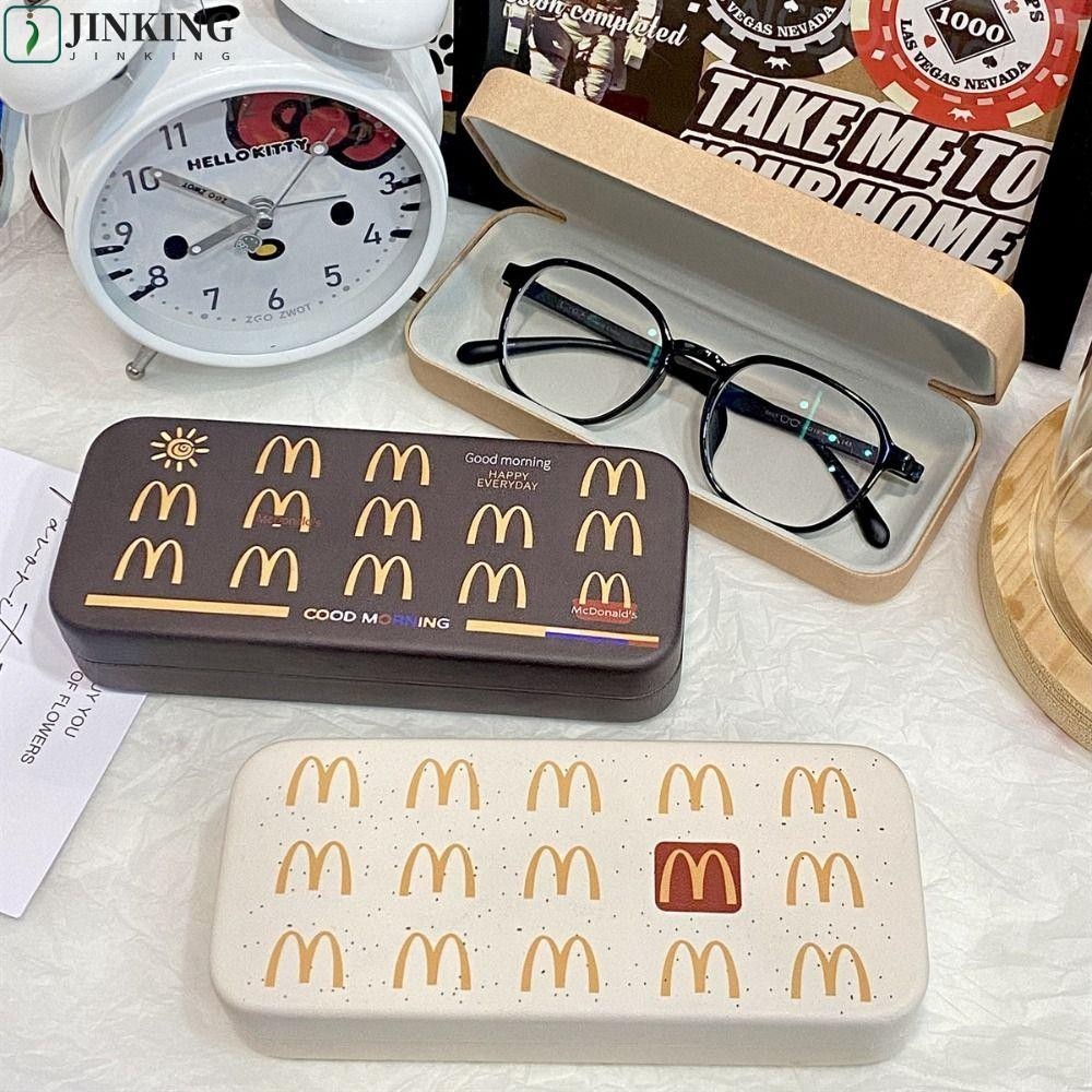 JINKING PU Leather Glasses Box, McDonald's Glasses Bag Sunglasses Case ...
