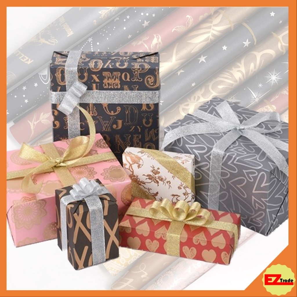 Premium Gift Wrapping Paper for Birthday, Christmas, Valentine, Mother ...