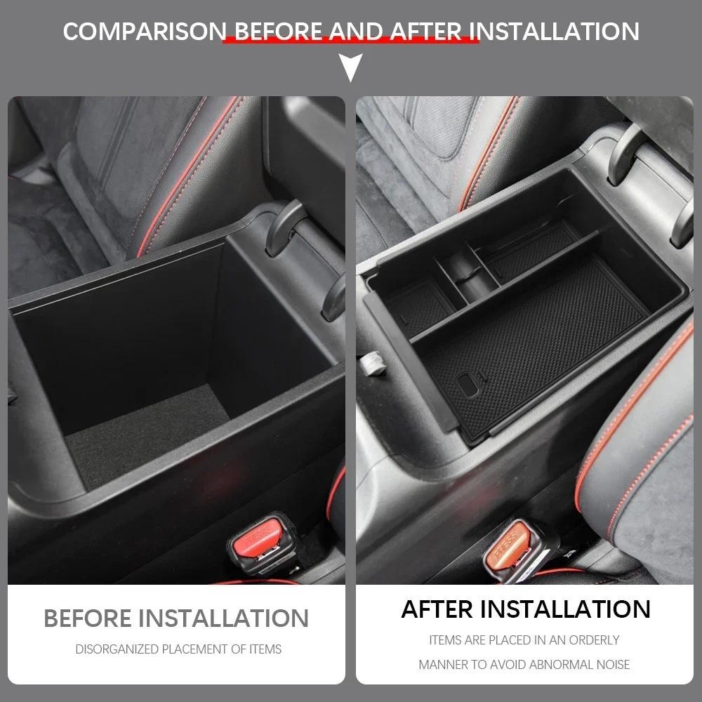 Car Armrest Storage Box for Hyundai Tucson NX4 2021 2022 2023 2024 ...