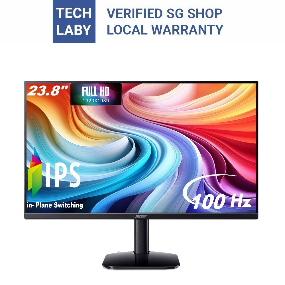 Acer KA242Y E0 24-Inch FHD IPS Monitor with 100Hz Refresh Rate (Acer SG ...