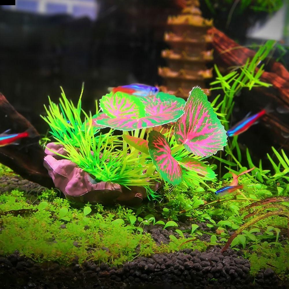 ANTIONE Artificial Water Grass, Decorative Simulation Fake Water Plant ...