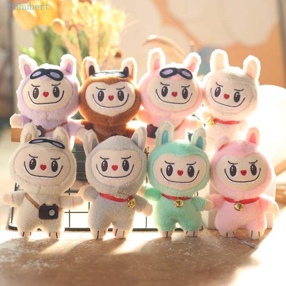 HUBERT Labubu Time Plush Toy, Small Bell Pilot Camera Labubu Labubu ...