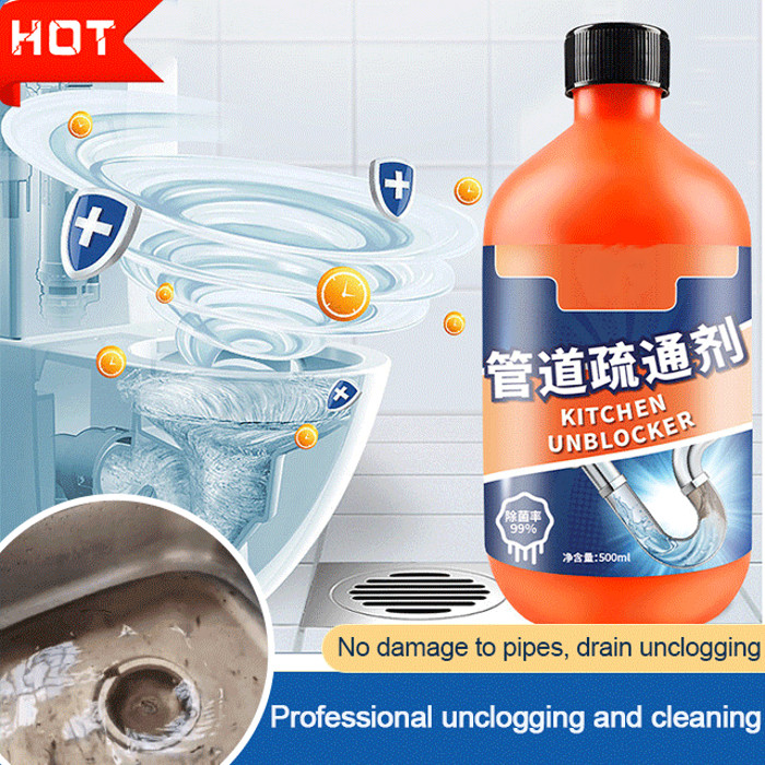 Kitchen Drain Unblocker One Drop Dissolver Toilet Floor Drain ...