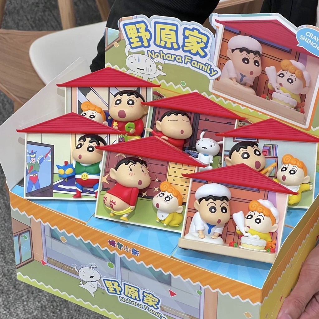 【Fast shipping】 shin chan blind box figure 蜡笔小新 盲盒 Nohara Series Blind ...