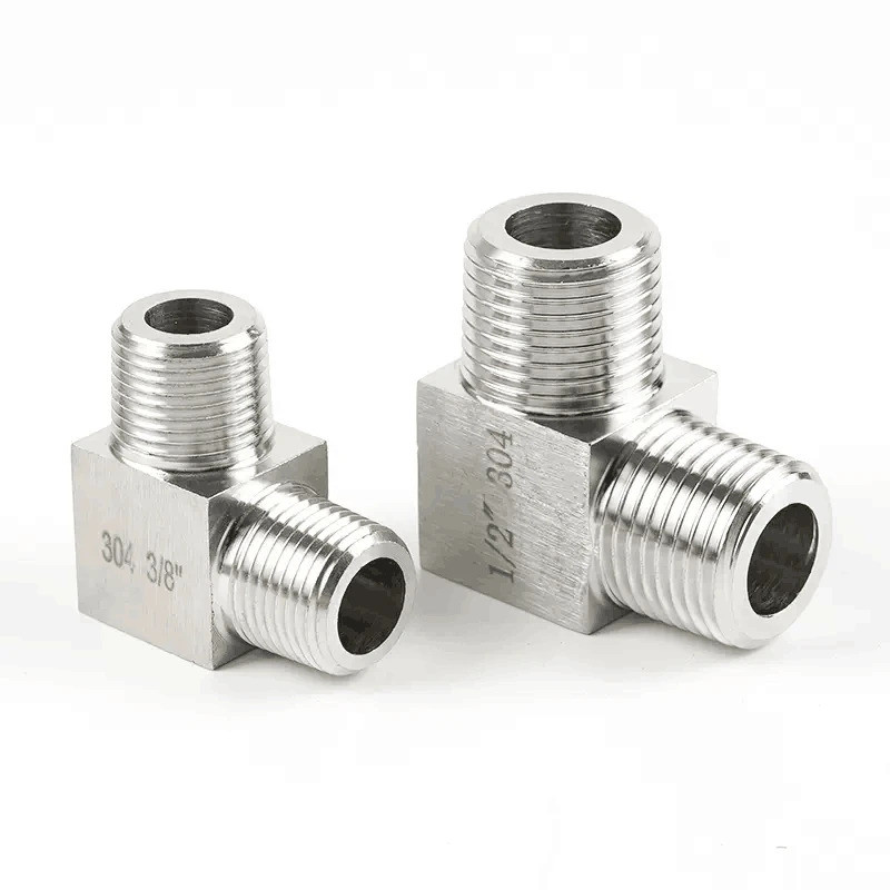 [M8-M22] Stainless Steel BSP Male Thread Elbow High Pressure Pipe ...