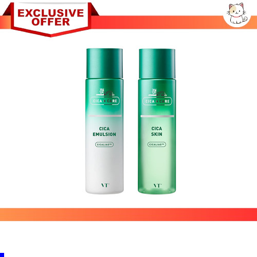 VTCOSMETICS Cica Skin Emulsion 6 Types Sensitive Skin Dry Skin Skin Care Moisturizing Toner ...