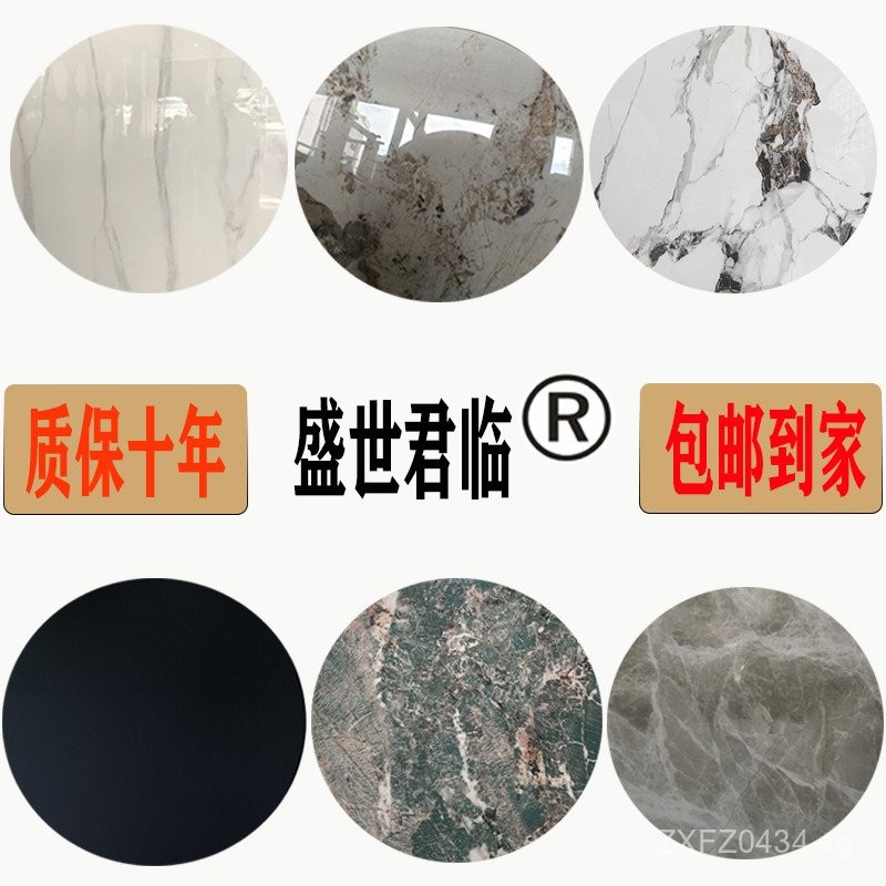 Hotel Rotating Dining Table5V Large Round Marble Table Top with Base ...
