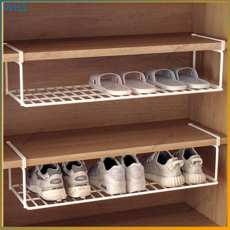 Layers of shoe racks foldable under the bracket hanging rack household ...