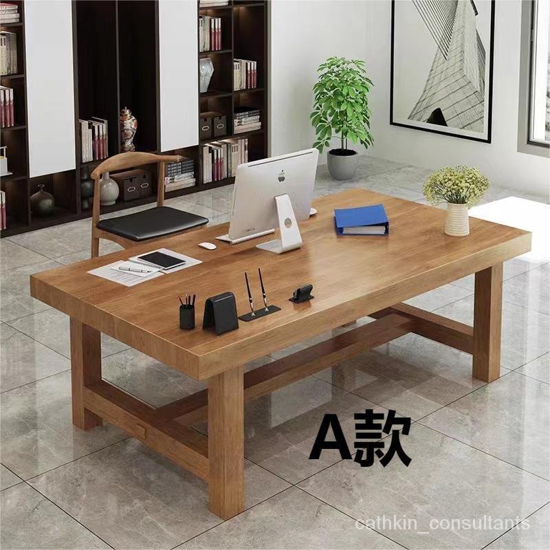 Solid Wood Desk Modern Simple Computer Desk Home Writing Small ...
