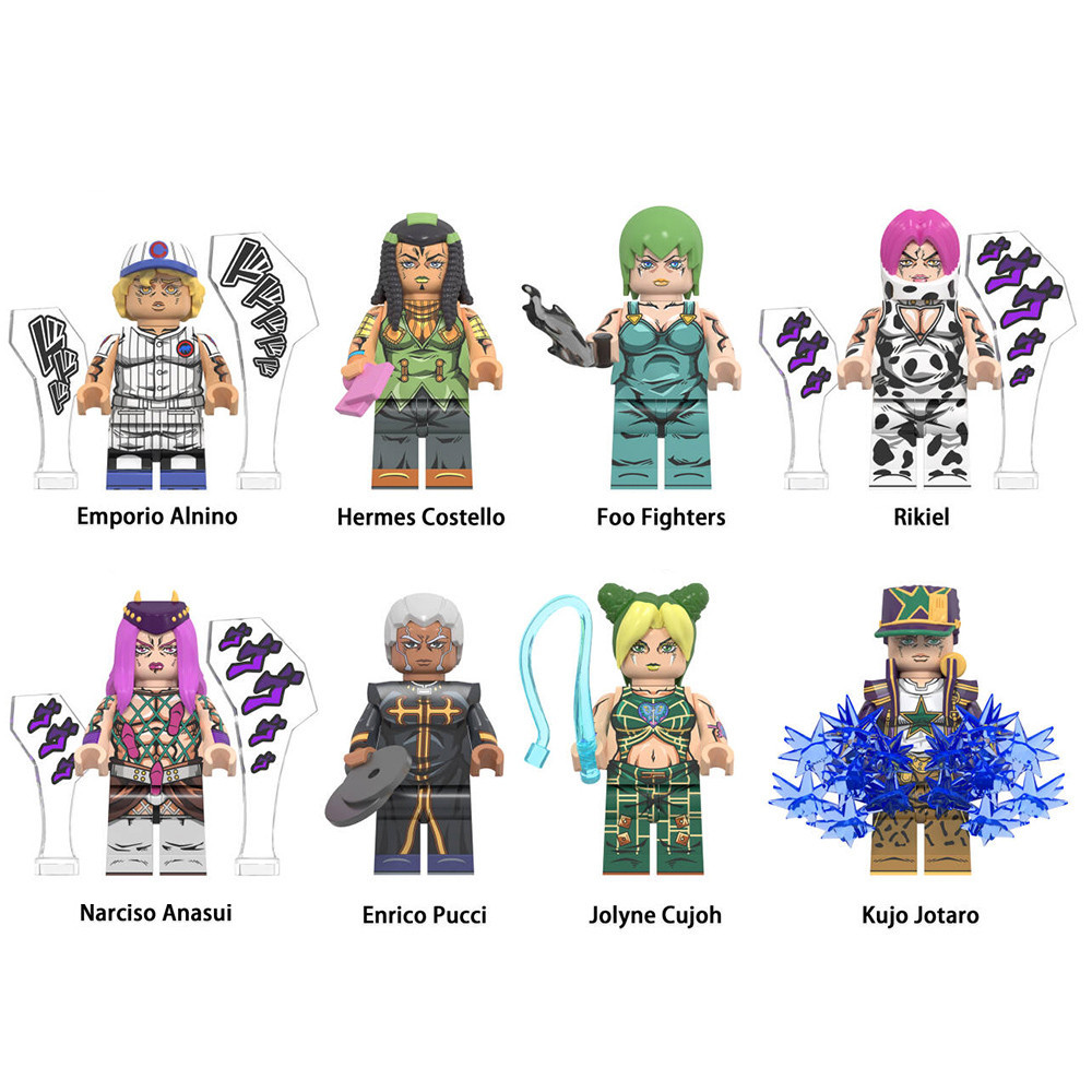 JOJO Anime Enrico Pucci Jolyne Cujoh Kujo Jotaro Emporio Alnino Narciso ...