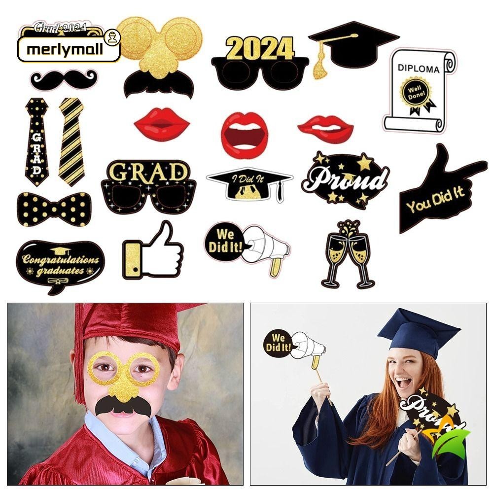 MERLYMALL Graduation Photo Props, Graduation Season Party Happy ...