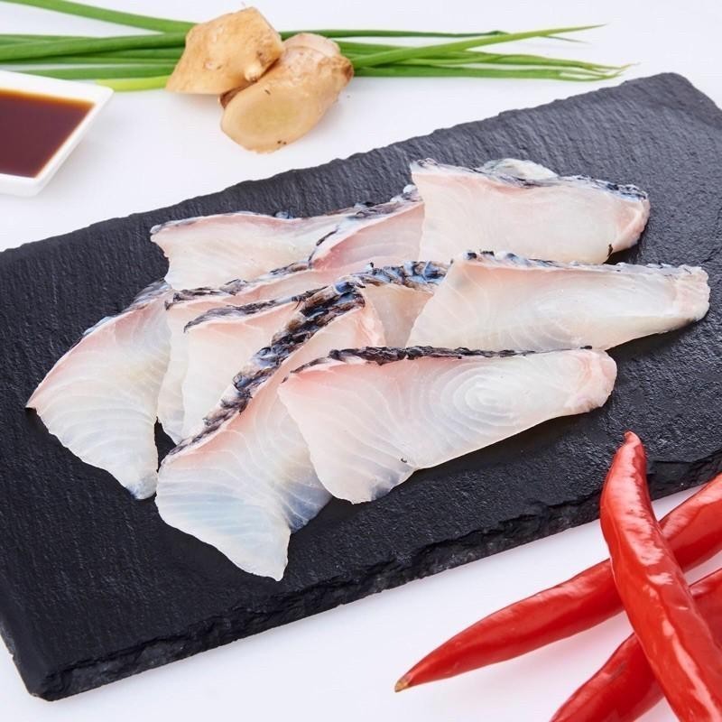 Toman Fish Slice 1kg/ Snake Head Fish Slice/ Toman Fish Slice 生鱼片 1.0kg ...