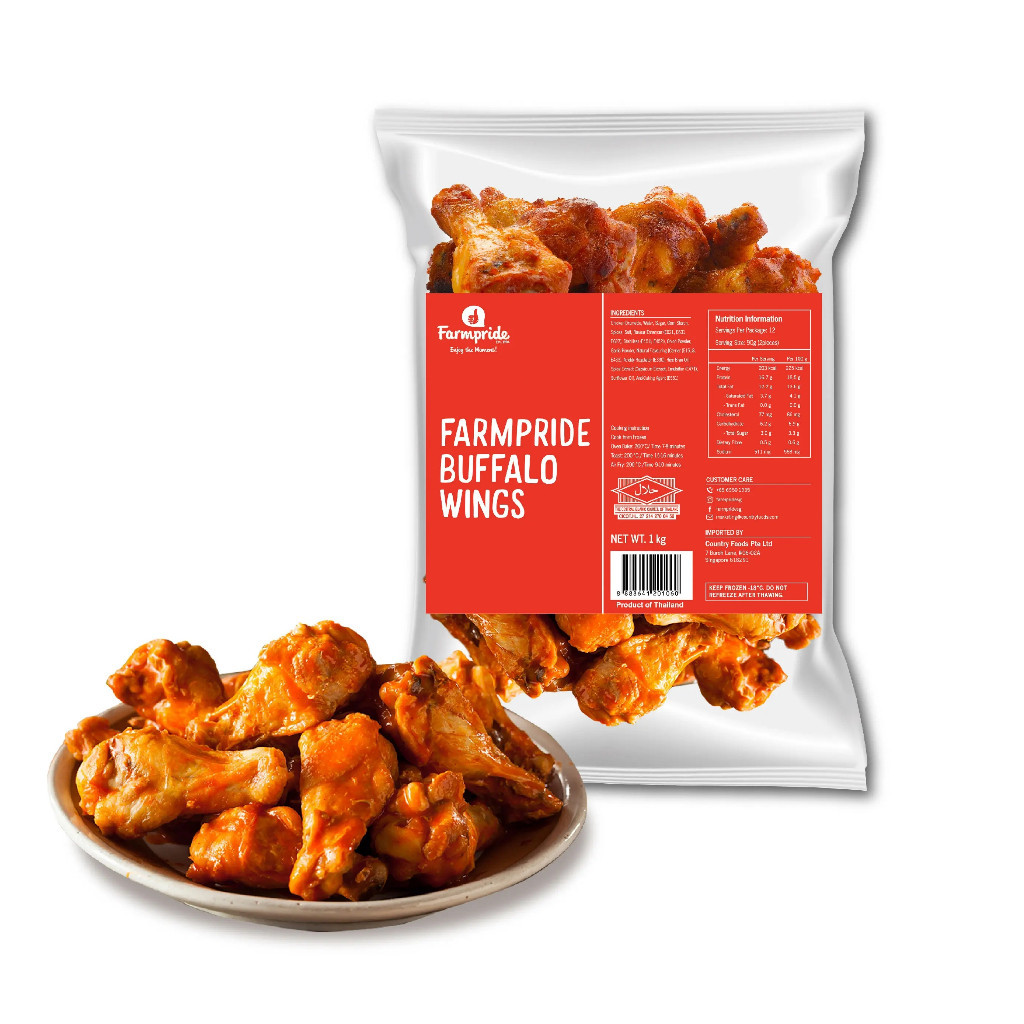 Farmpride Buffalo Wings/ Saha Farm Spicy Wing Stick/ New Multi Roasted ...