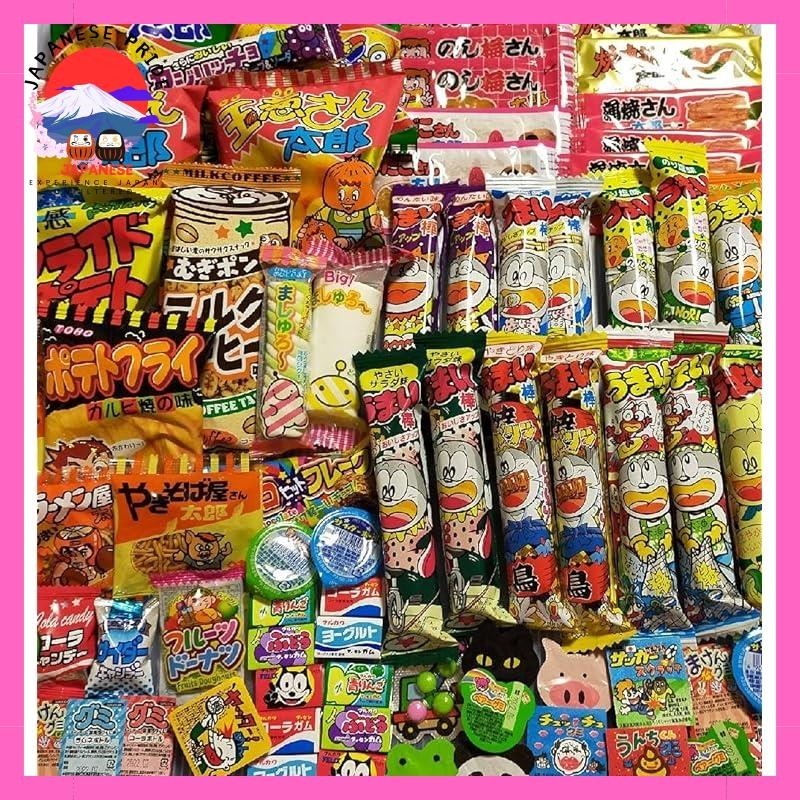 [Japan] Assorted 80-piece Dagashi Set | Shopee Singapore