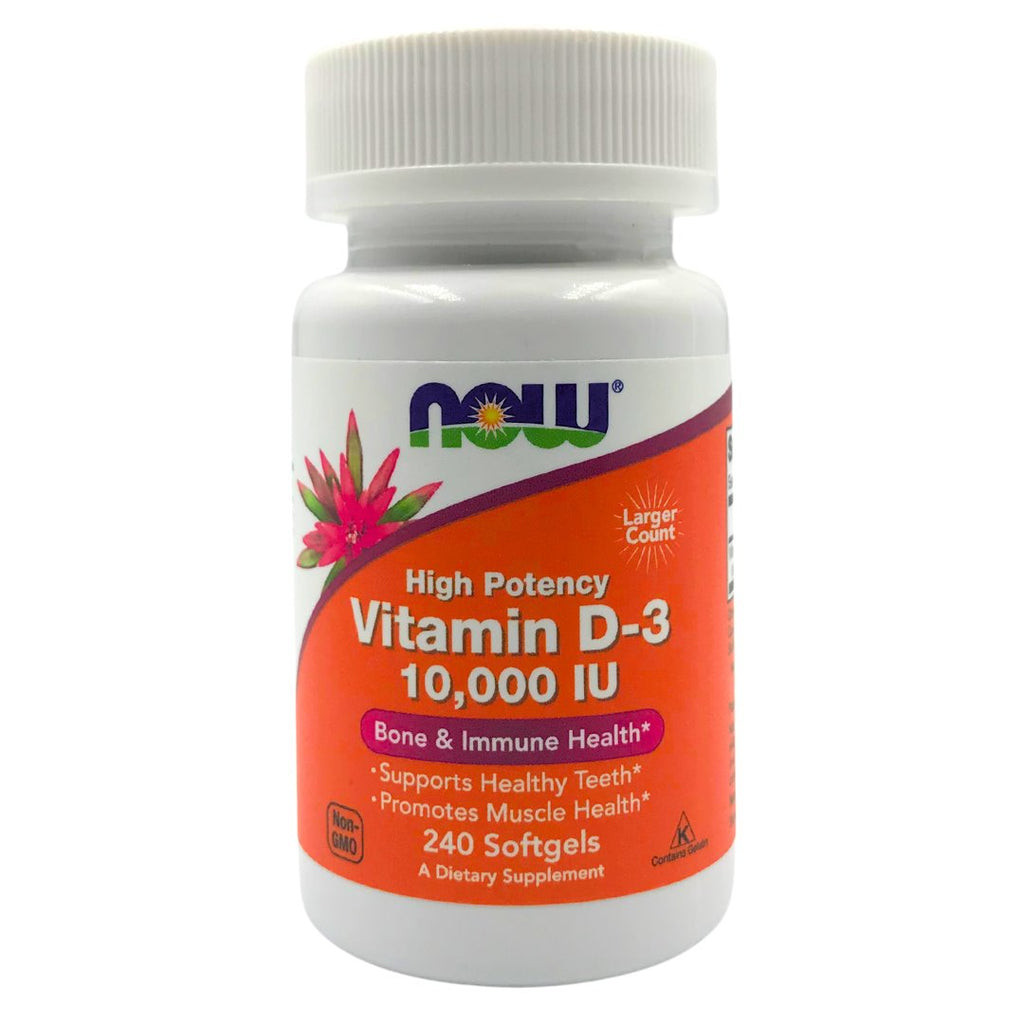 Now High Potency Vitamin D3 10000 IU (240 Softgels) | Shopee Singapore
