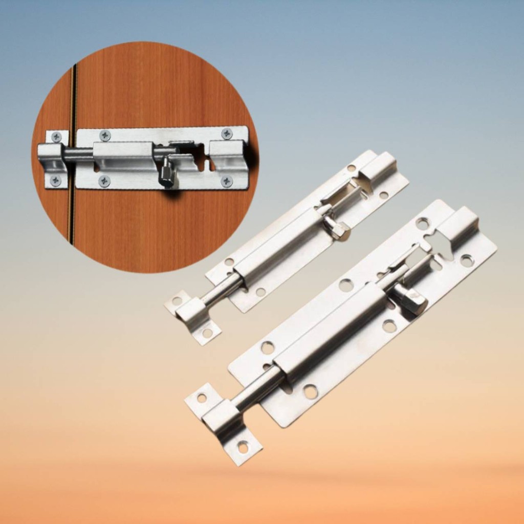 Aluminum Barrel Bolt Lock with Screws – Secure Latch for Cabinets ...