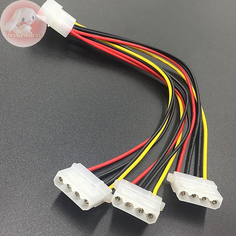forstretrtomj High Quality 4 Pin Molex Male To 3 Port Molex IDE Female ...