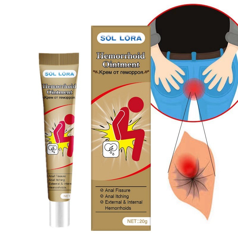 Recommended by the Seller#Spot Goods SOL LORA Hemorrhoid Ointment ...