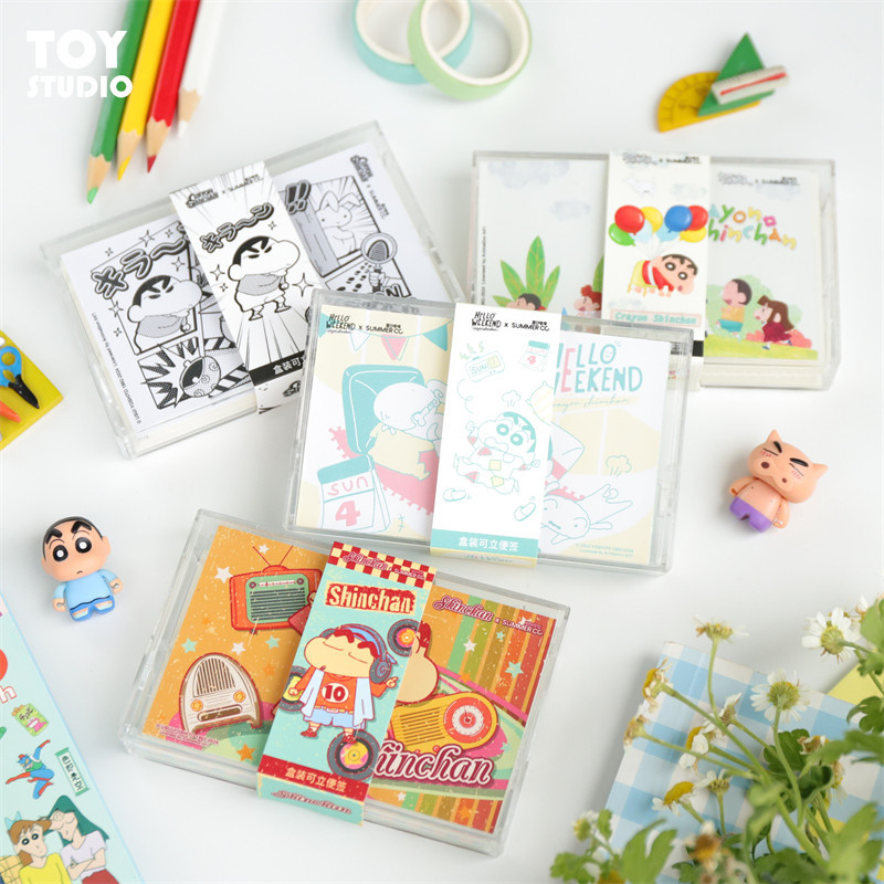 Crayon Shin-Chan Message Paper Tape Type Note Paper Student Stationery ...