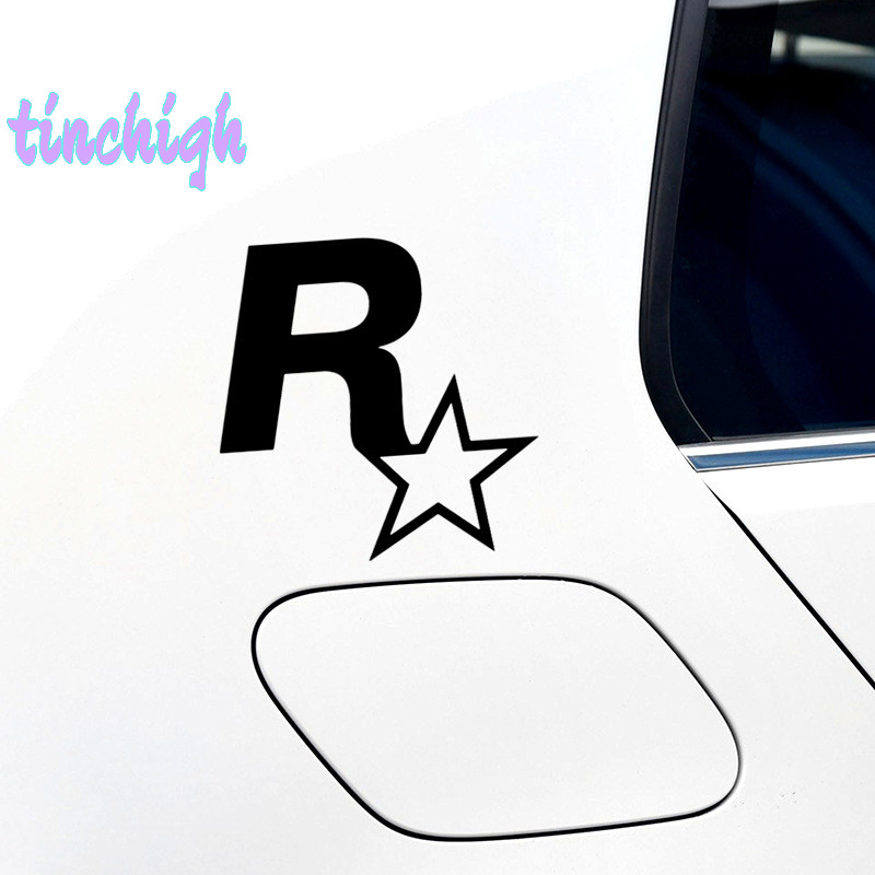 [TinchighS] Car Stickers Reflective Decals On Auto Rearview Mirror Fuel ...