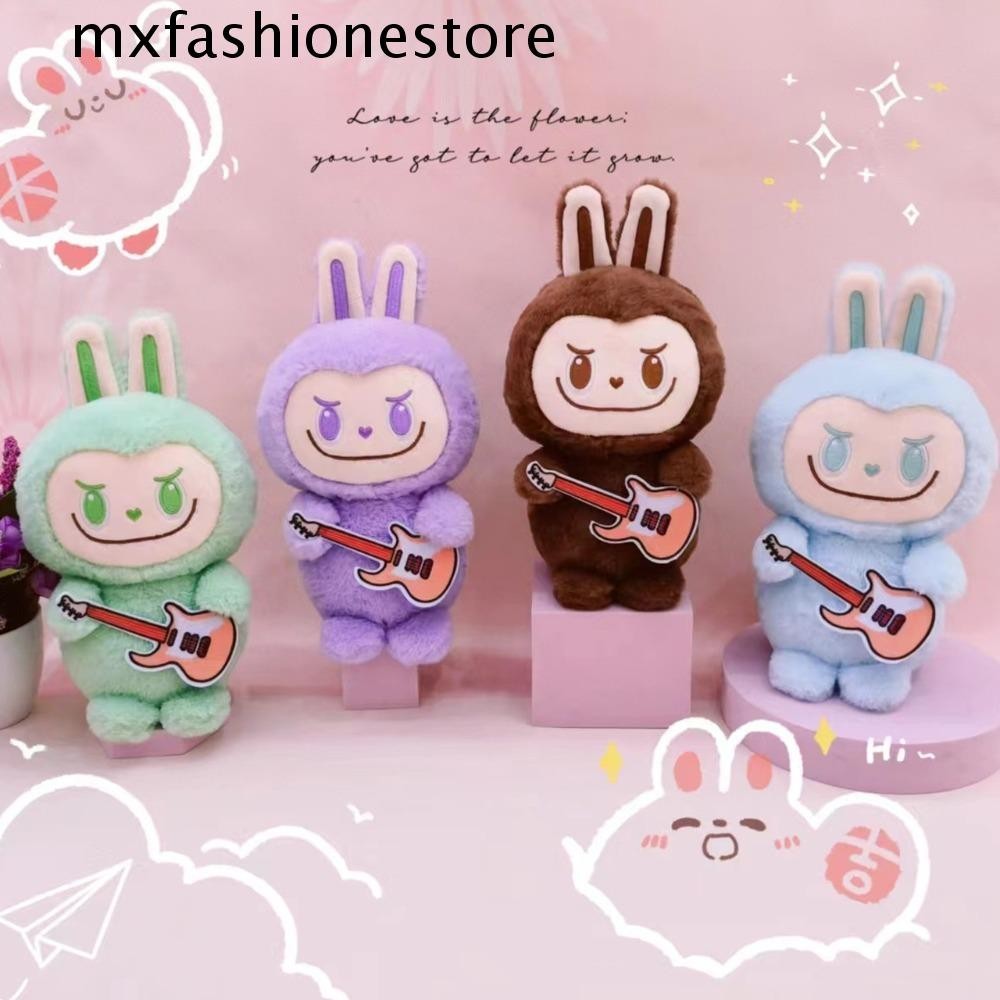 MXFASHIONE Guitar Labubu Time Plush Toy, Funny Stuffed Guitar Labubu ...