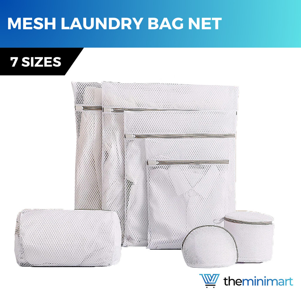 Mesh Laundry Bag - Delicate Clothes Care, Thick Fine Net, Multiple ...