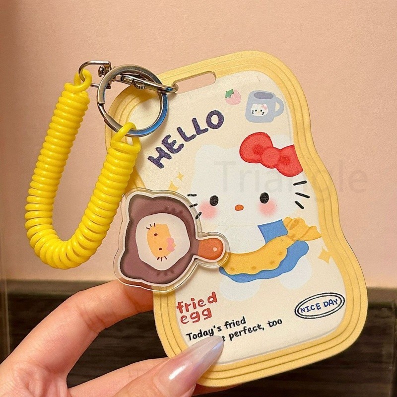 Cute Fashion Small Pendant insWind ID Card Meal Card Access Control ID ...