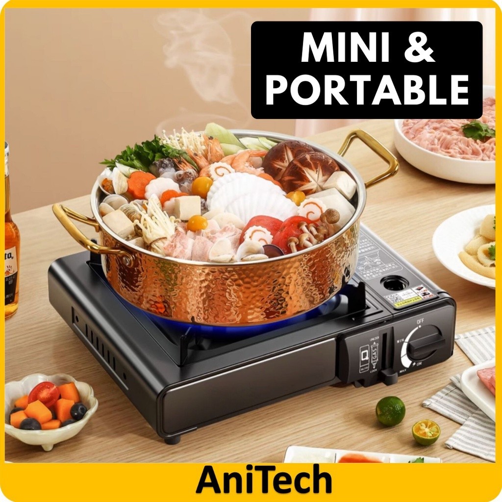 SG Stock Portable stove Portable gas stove Steamboat Gas Stove Outdoor ...